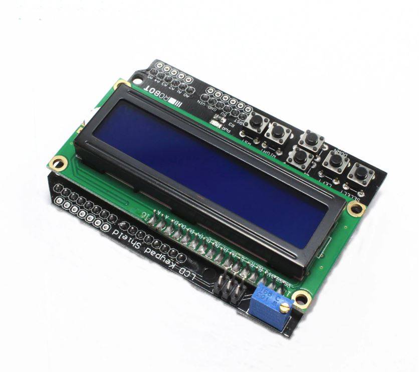 1602 16x2 Character LCD Keypad Shield For Arduino