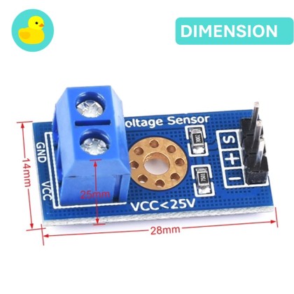 Voltage Sensor Module 25V Max