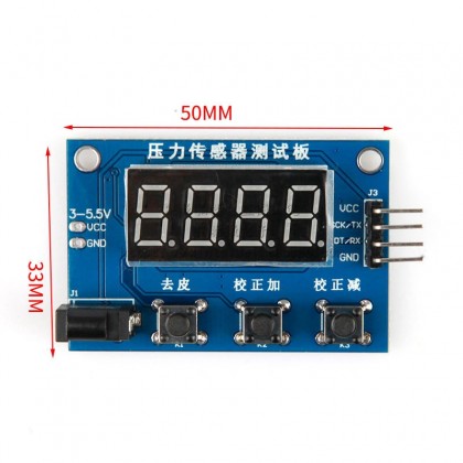 HX711 Load Cell Weight Sensor Decoder Weight Display With Program