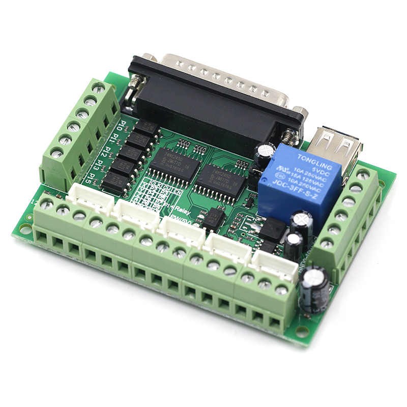 MACH3 CNC 5 Axis Stepper Motor Driver Interface Adapter Board Module