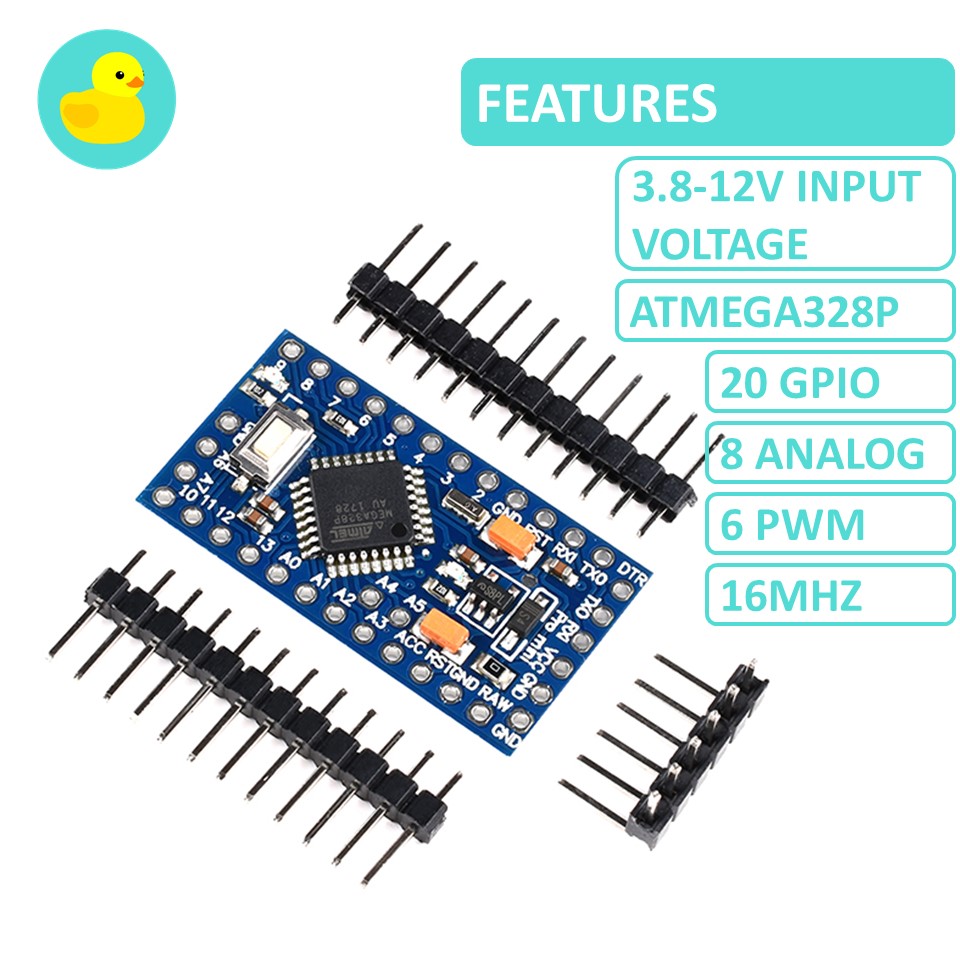 Arduino Pro Mini with ATmega328P 5V